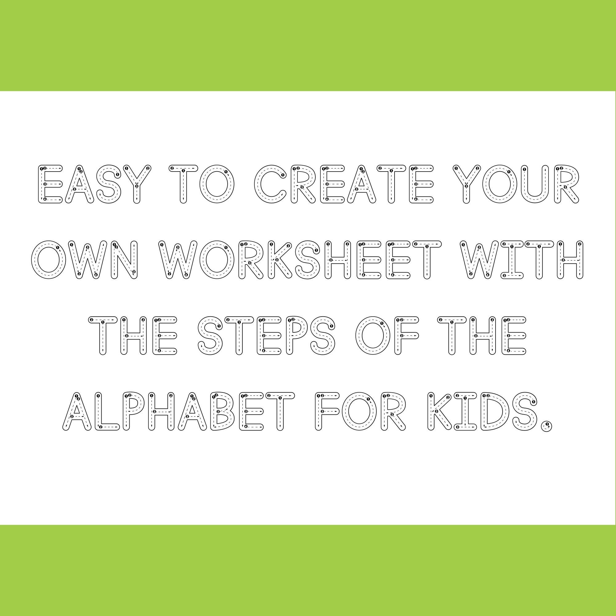 Tracing Step, Student Font, Letter Formation, Tracing Font, School Font ...