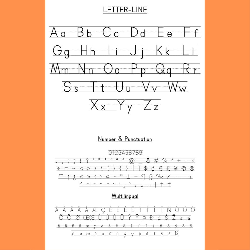 Happy Trace Font, Student Font, Tracing Font, Bundle Font, School Font ...