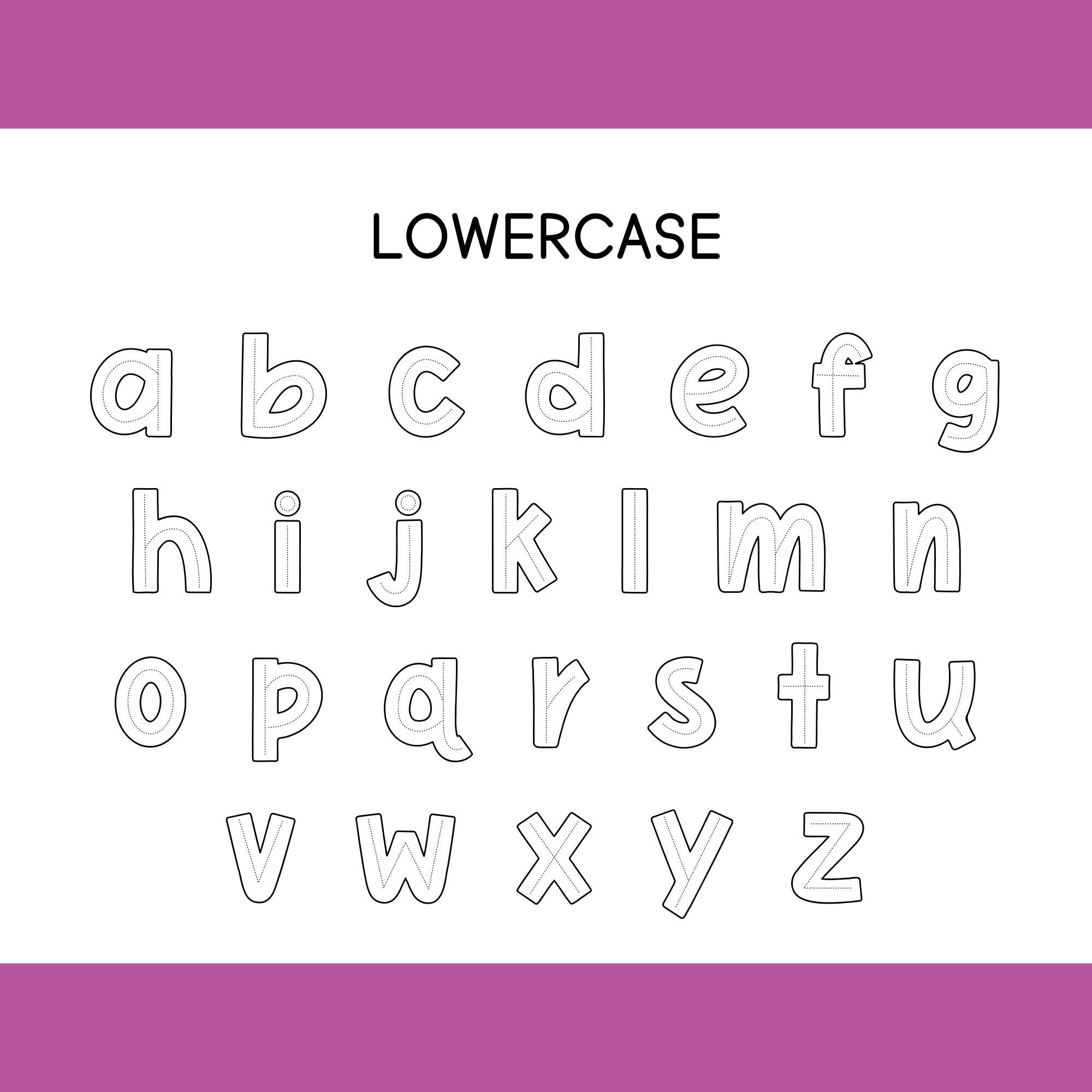 Writing Fun, Tracing Font, Student Font, Dotted Font, School Font ...