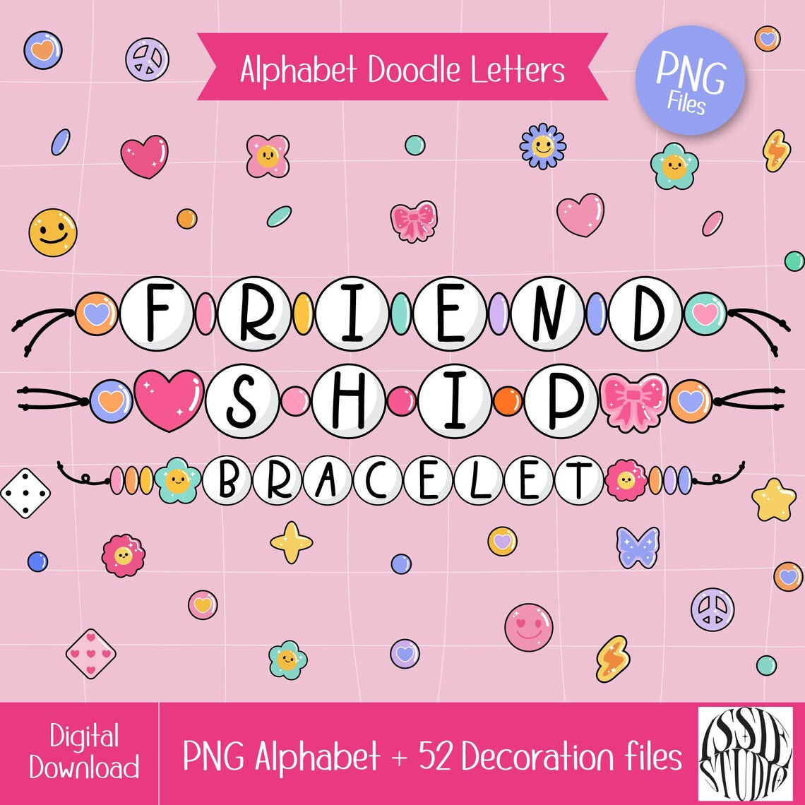 Friendship Bracelet Alphabet Letters, Beads Letters, Friendship ...