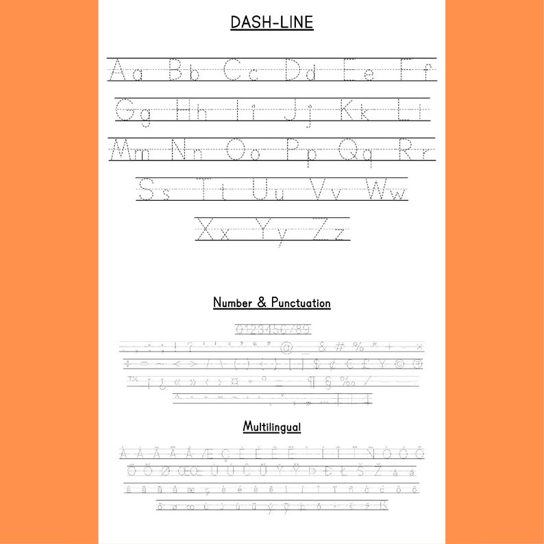 Happy Trace Font, Student Font, Tracing Font, Bundle Font, School Font ...
