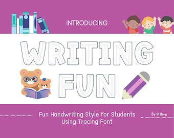 Tracing Font - Teacher Font, Student Fonts, Handwriting Fonts ...