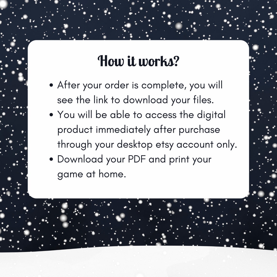 Christmas Bingo Game With 30 Unique Bingo Cards, Kids' Christmas ...