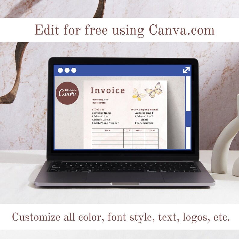 Invoice Template Download, Editable Invoice Template, Small Business ...
