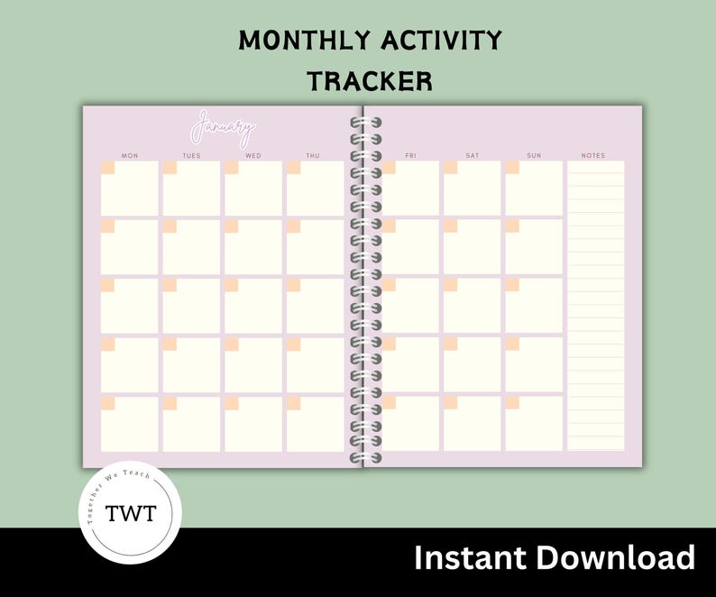 Teacher Planner - Pastel Design- Printable -organising Teachers - Etsy