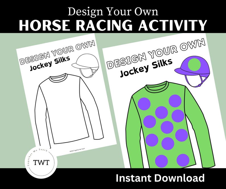 Design Your Own Jockey Silks, Creative Thinking, Jockey Fun, Wall ...