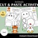 Animal Craft- Cut & Paste Activity - Etsy