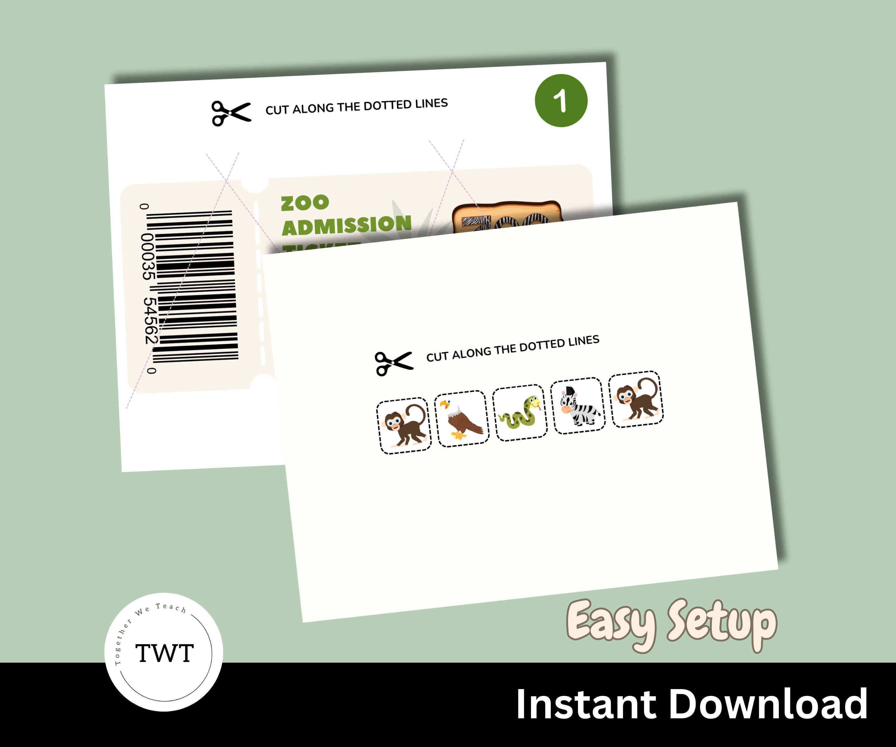 Zoo Escape Room for Kids, PDF File, Instant Download, Clues to Solve ...