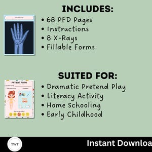 Doctors Office Pretend Play, Set up Your Own Doctors, PDF Download ...