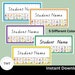 Student Name Desk Cards - Etsy
