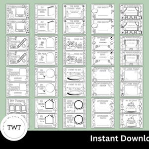 All About Me Mini Book - Etsy