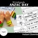 ANZAC Day Reflective - Y Chart Activity Worksheets - Literacy Activity ...