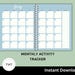 Teacher Planner - Blue Design- Printable -organising Teachers - Etsy