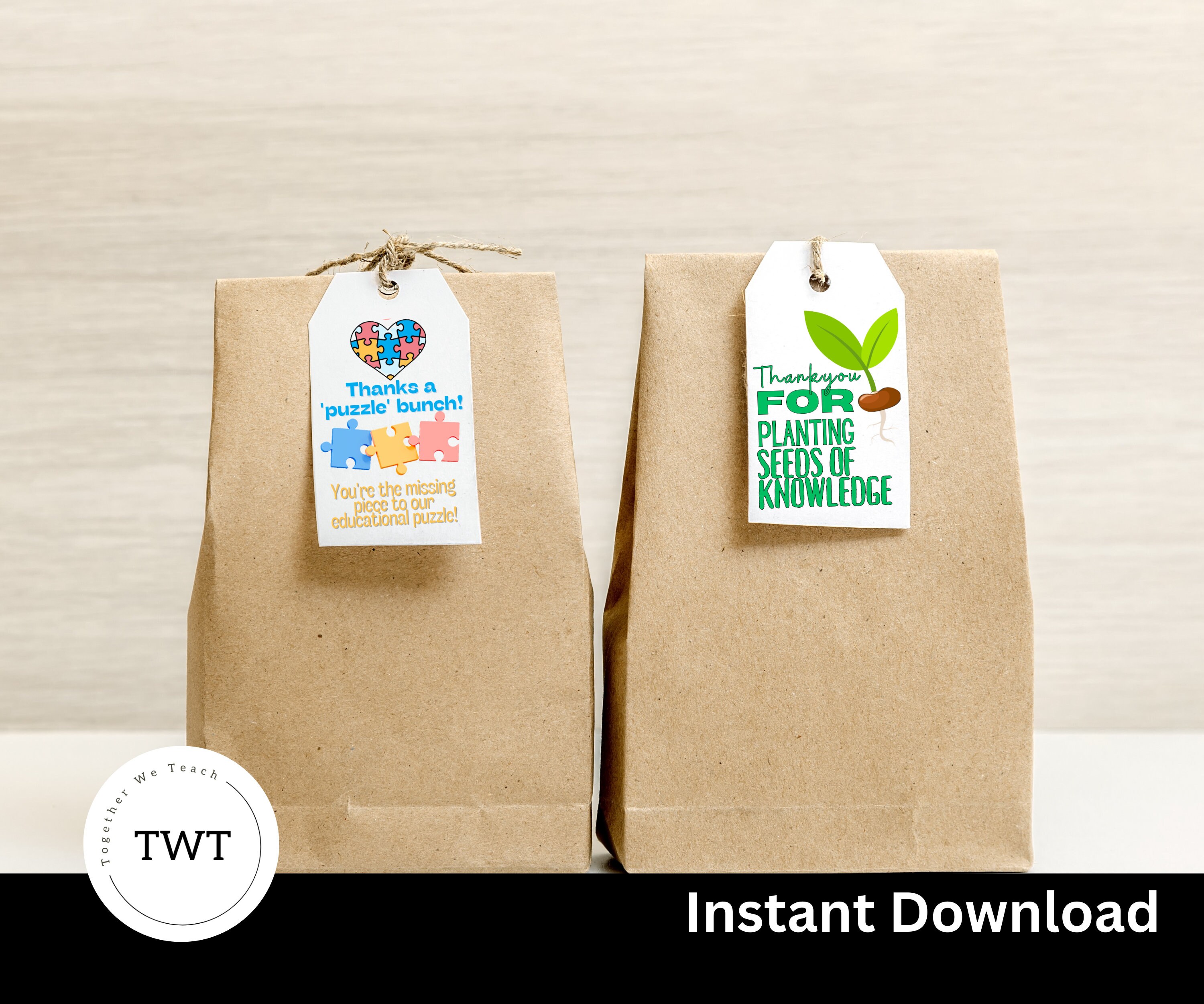 Teacher Appreciation Printable Gift Tags - Etsy