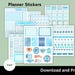 Teacher Planner - Blue Design- Printable -organising Teachers - Etsy
