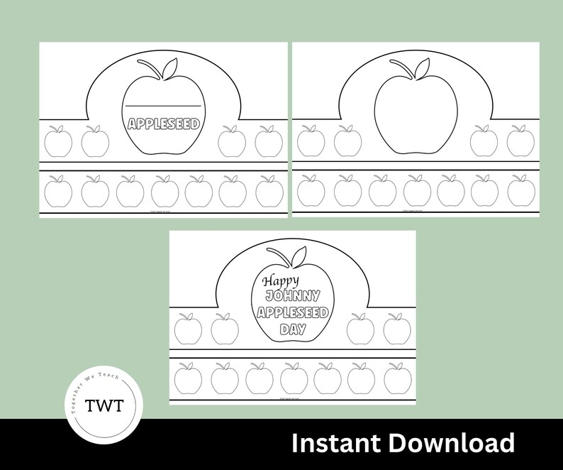 Johnny Appleseed Make Your Own Crowns - Etsy