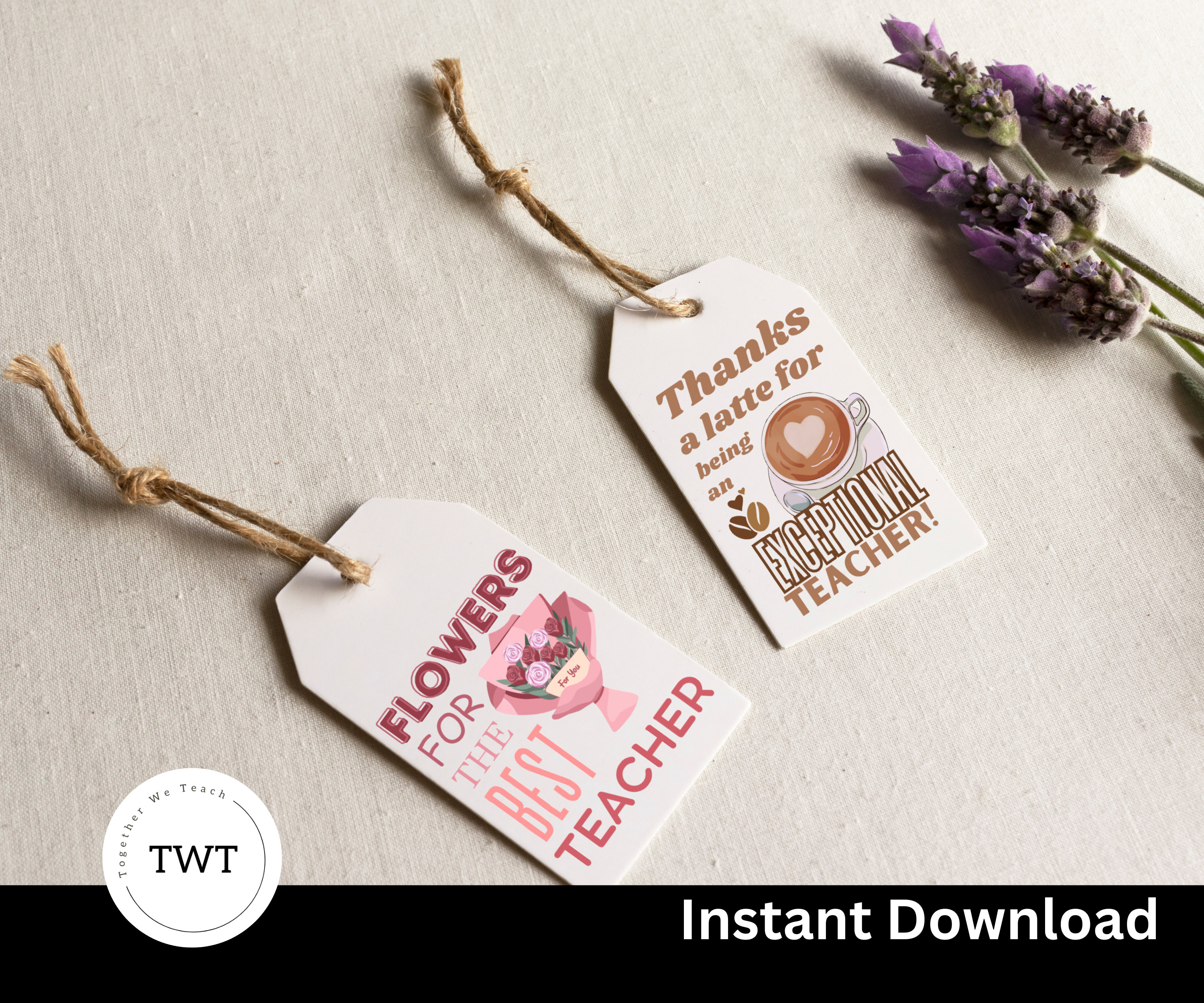 Teacher Appreciation Printable Gift Tags - Etsy