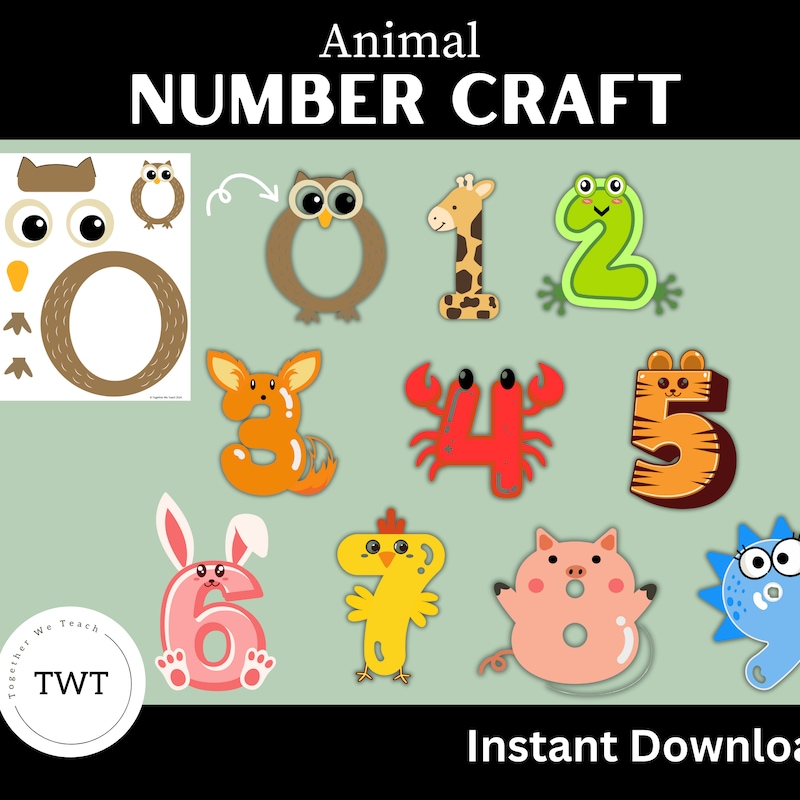 Number Learning House - Etsy