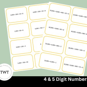 Expanded Notation Bingo - Etsy