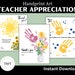 Teacher Appreciation Handprint Art Activity - Etsy