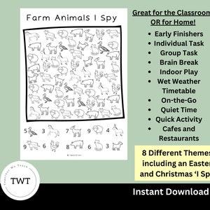 I Spy Activity Bundle - Etsy