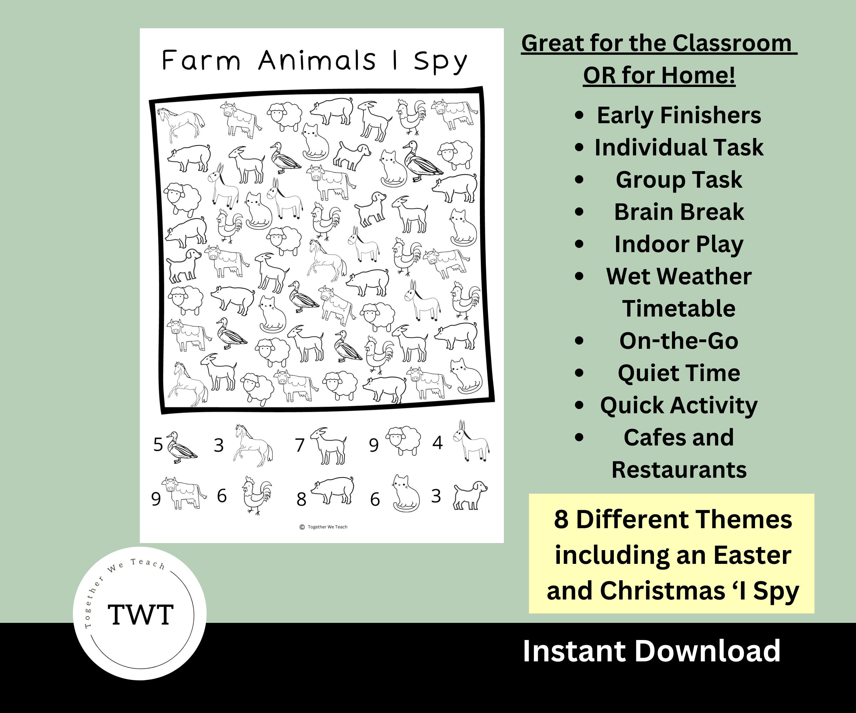 I Spy Activity Bundle - Etsy