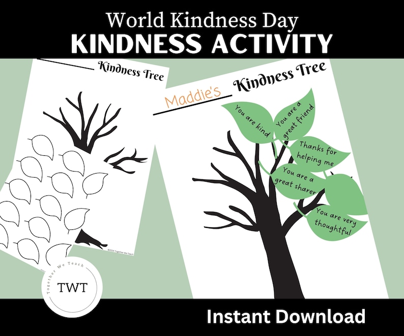Kindness Tree, World Kindness Day Activity, Show Kindness, Grow ...