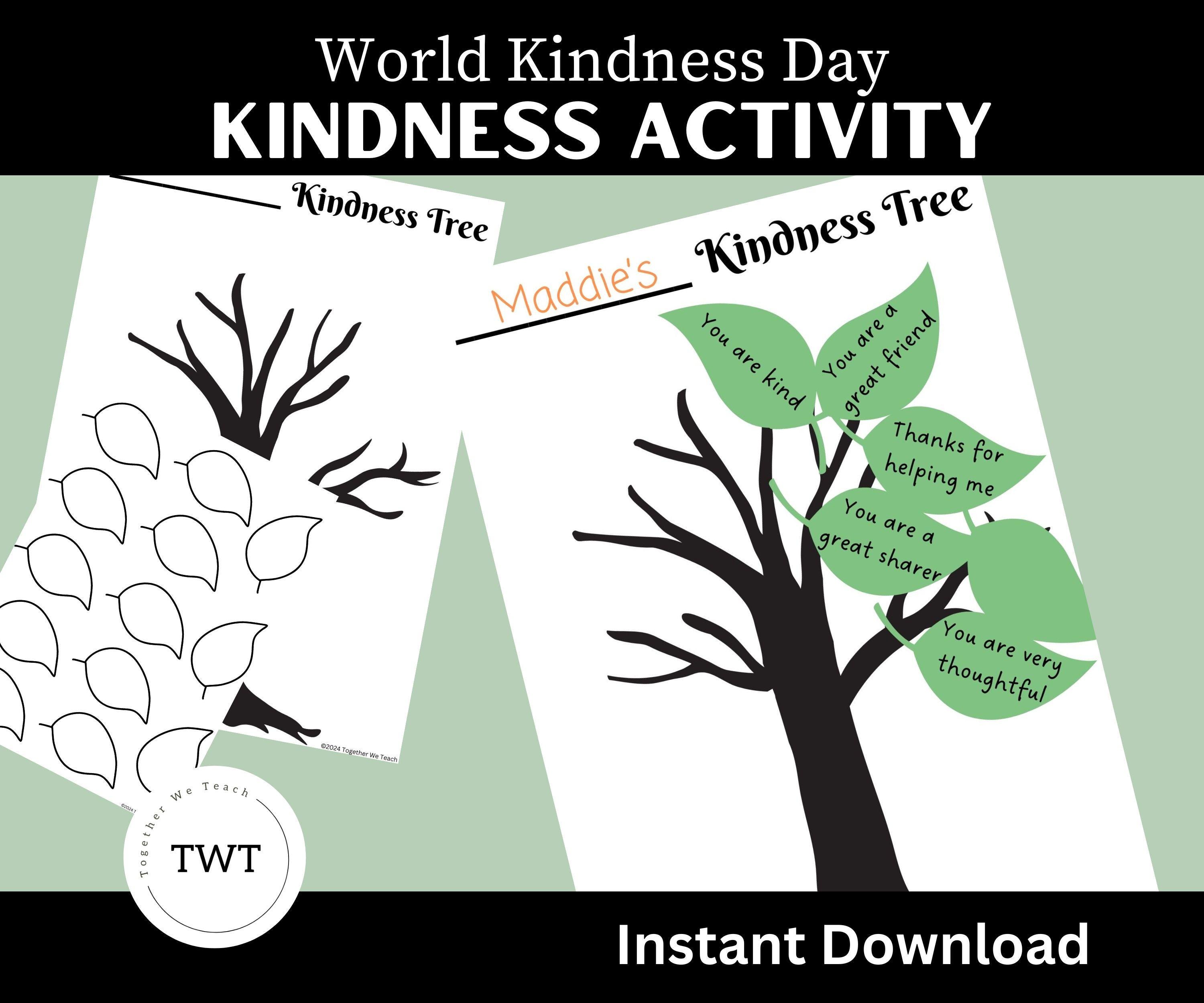 Kindness Tree, World Kindness Day Activity, Show Kindness, Grow ...