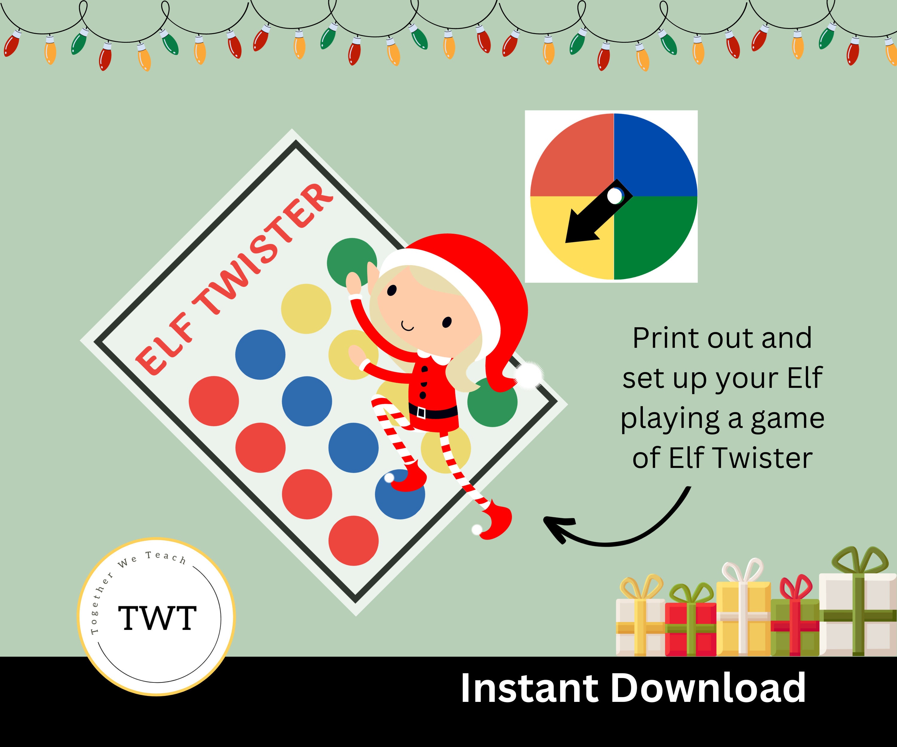 Elf Activity Games - Etsy