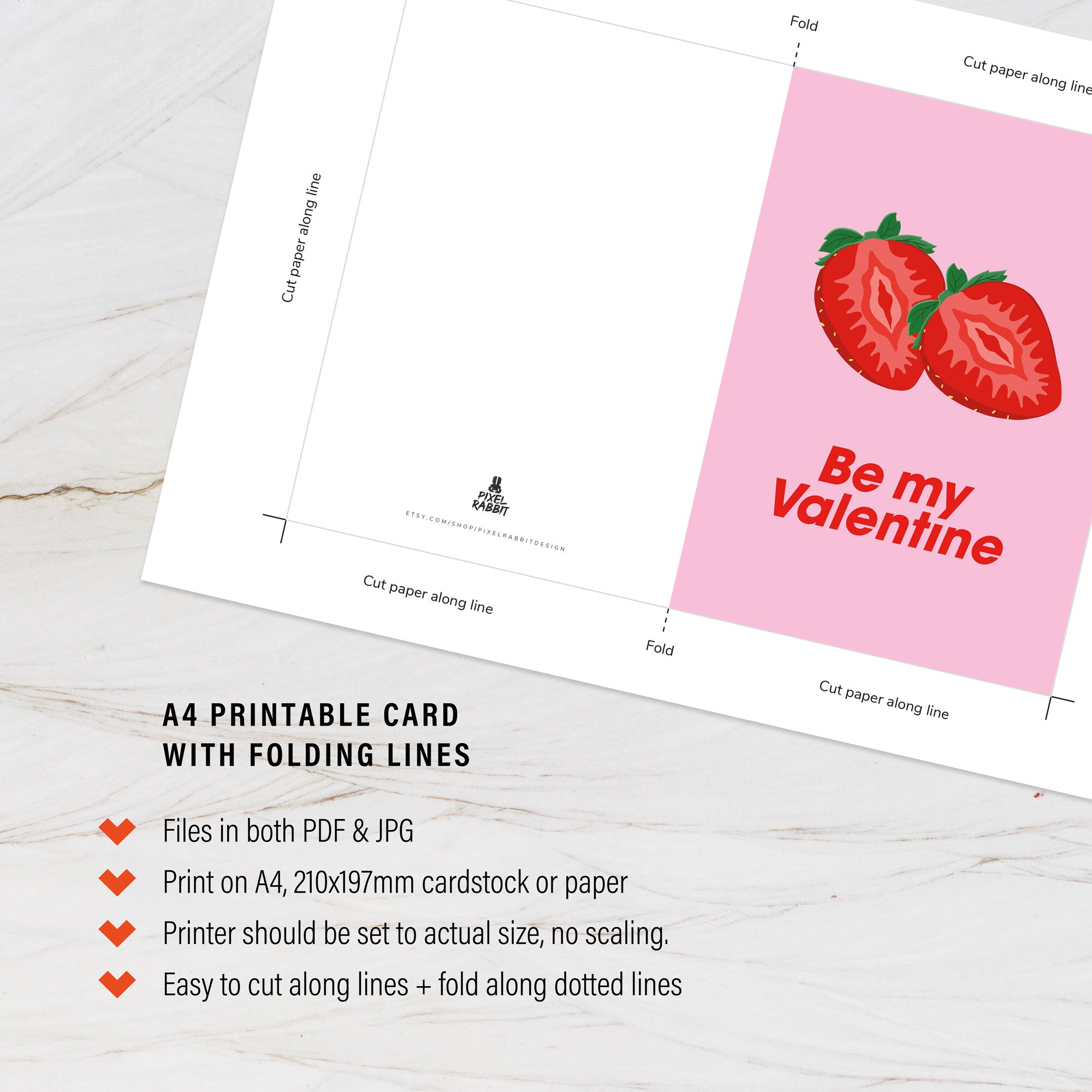 LGBTQ Valentine's Day Card Printable | Playful Romantic Greeting Card ...