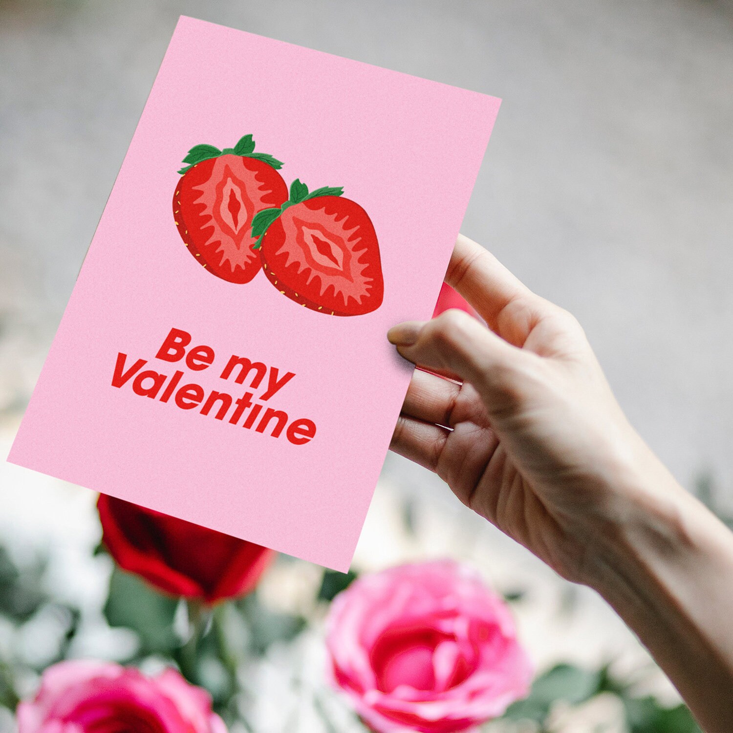 LGBTQ Valentine's Day Card Printable | Playful Romantic Greeting Card ...