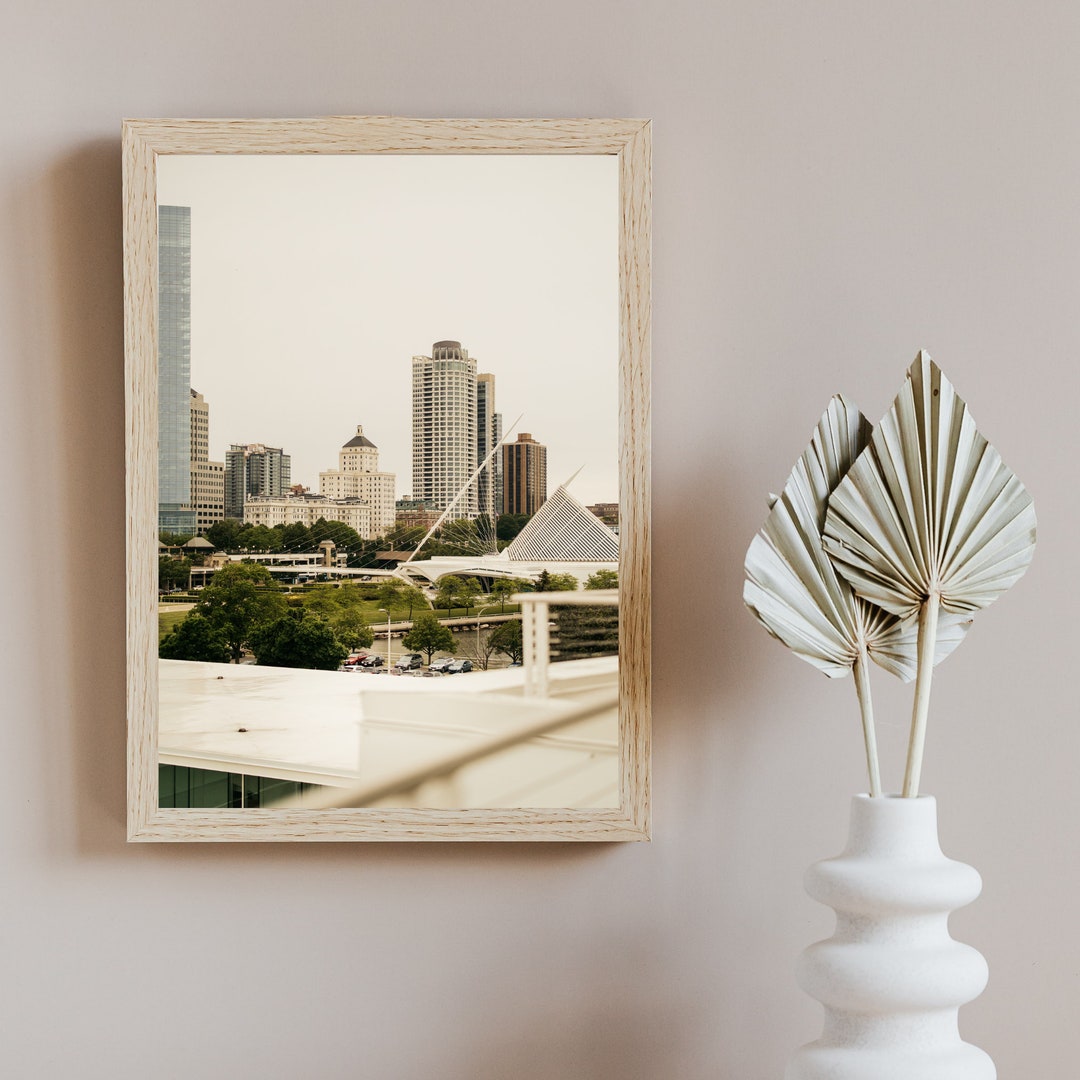 Milwaukee City Skyline Printable Wall Art - Digital File - Etsy