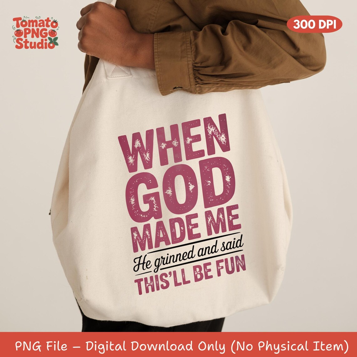 Funny Christian Quote PNG: Inspirational Religious Humor (digital ...
