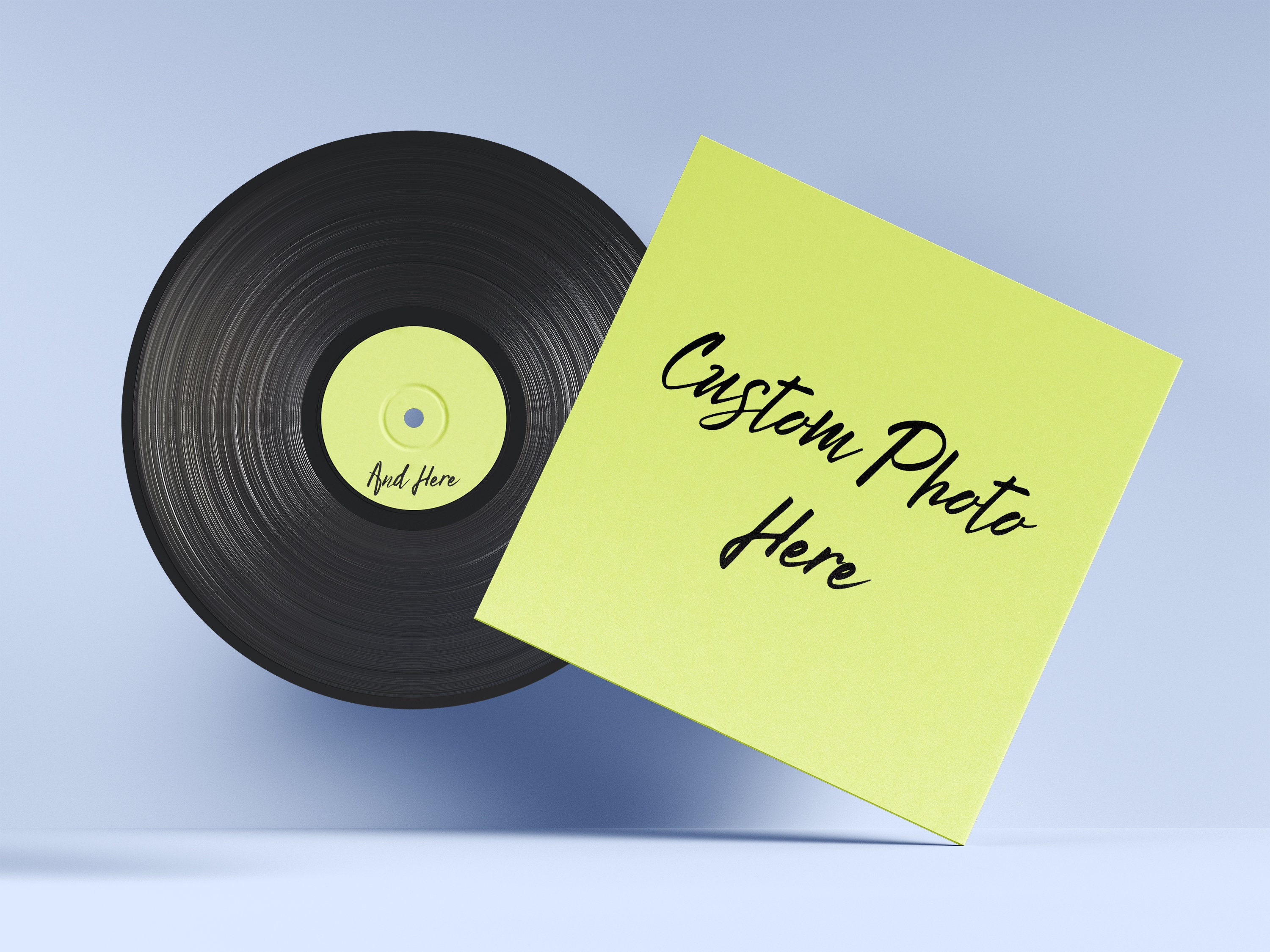 Custom Photo Vinyl, Vinyl Mixtape, Personalized 40 Minute Playlist ...