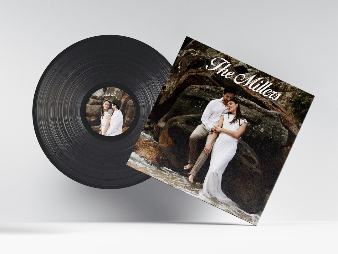 12" Vinyl Record Mixtape Two Sided, Black, Fully Custom + Songs - Your ...