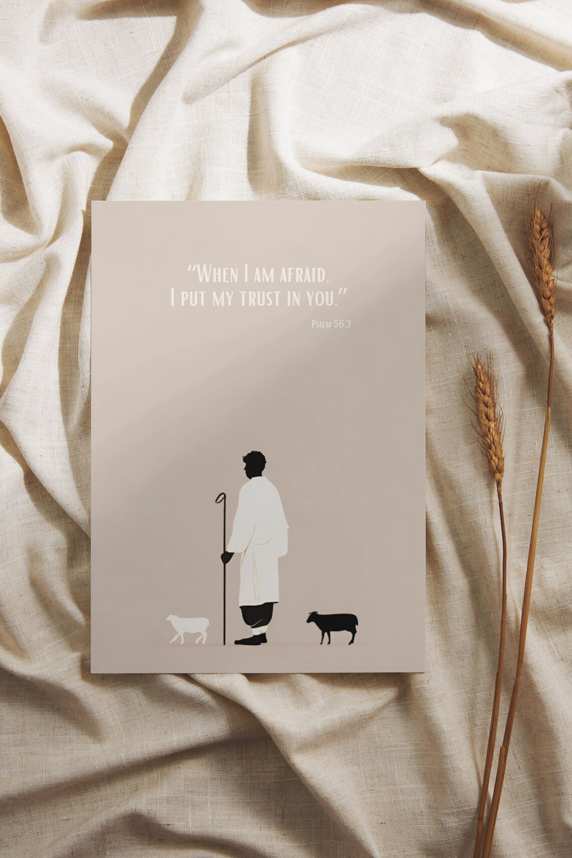 JW Year Text 2024 when I Am Afraid I Put My Trust in - Etsy