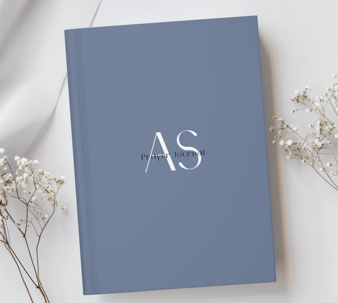 Personalized A5 Notebook Alphabet Purple Lined Journal Custom Name Gift ...