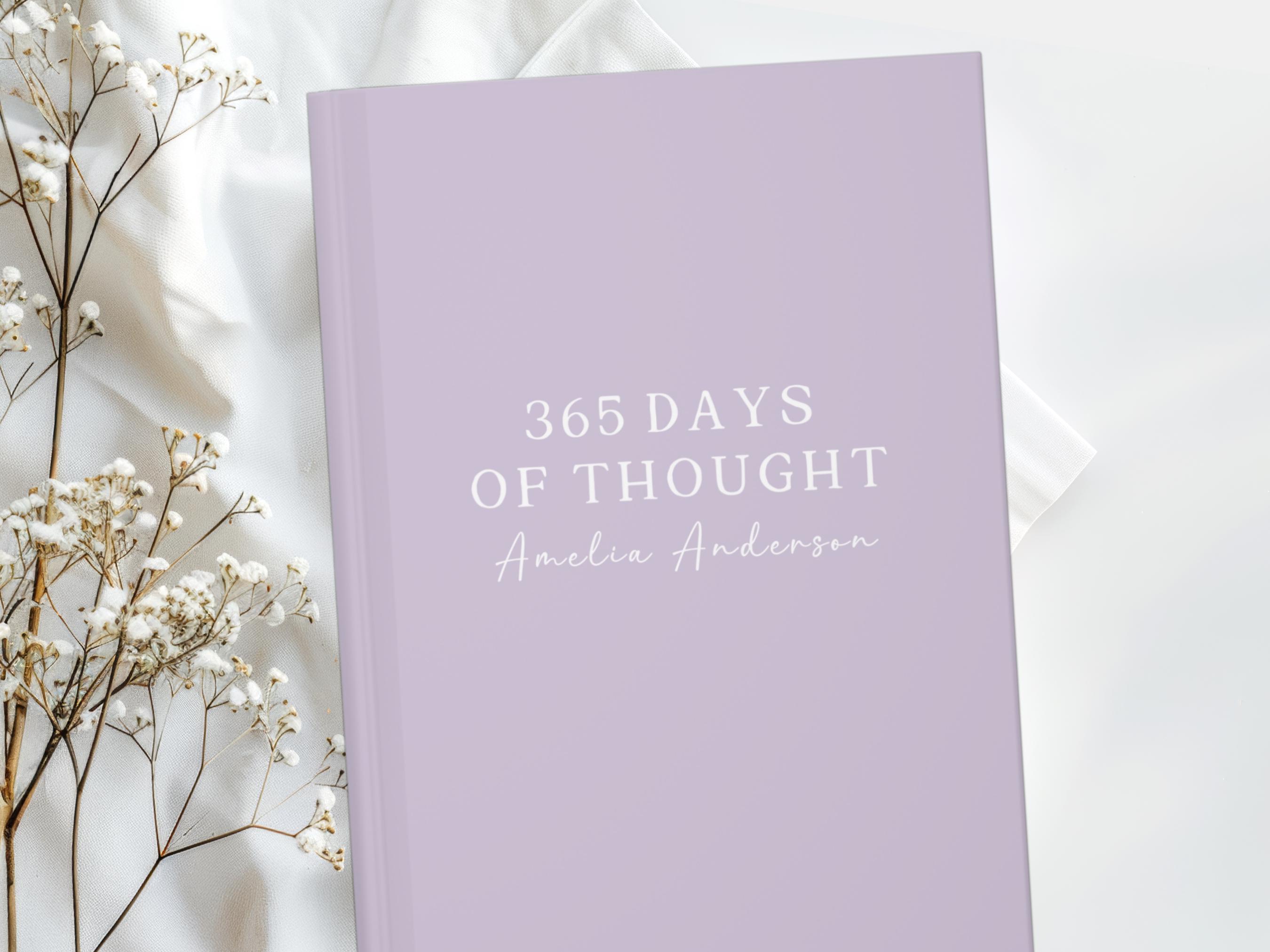 Custom Notebook 365 Day Daily Journal Blank Lined Notebook Custom ...