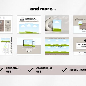 PLR Mockup Digital Product Display Template Canva Mock up Bundle ...