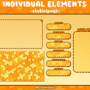 Cute Honey Bee Animated Stream Package | Twitch Overlays and Scenes ...