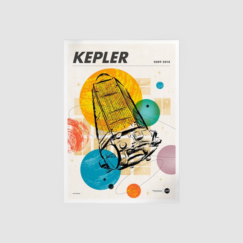 Kepler Space Telescope Poster - Etsy