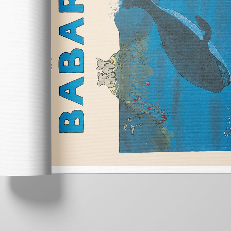 Le Voyage De Babar Poster - Etsy