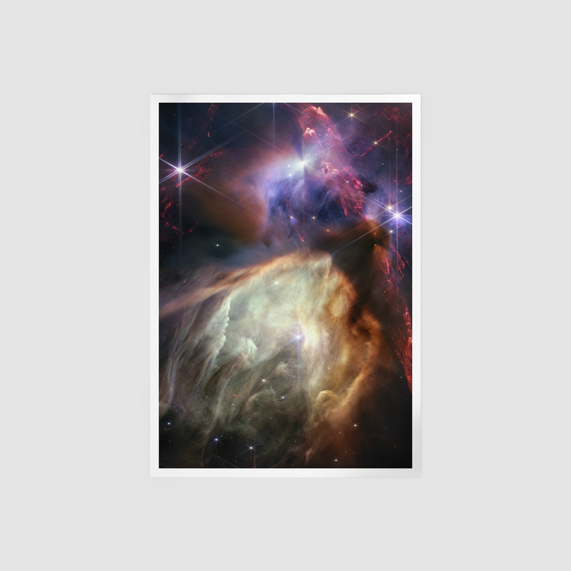 Rho Ophiuchi Cloud Complex Poster | Astro Photograpy Poster Print ...
