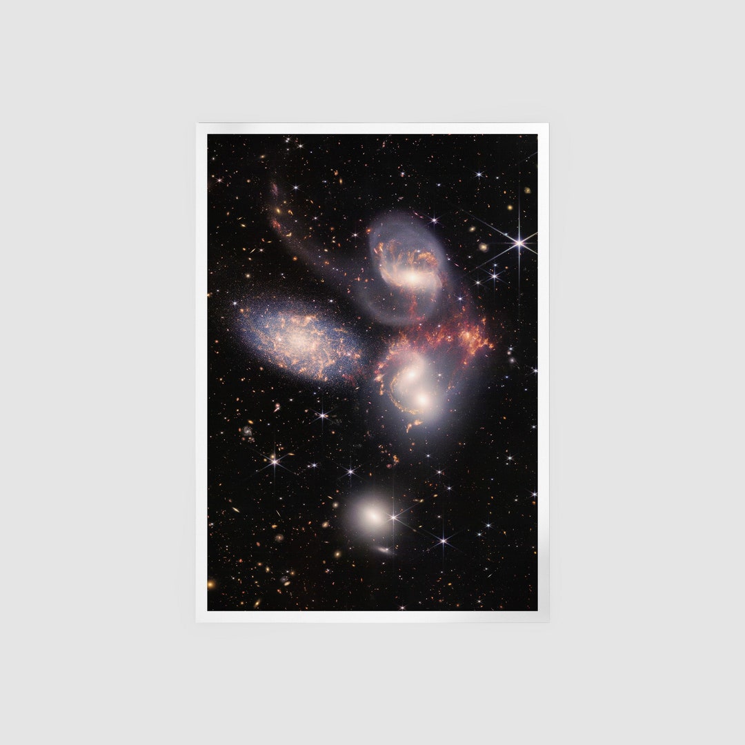 Stephan’s Quintet by Webb Poster | Astro Photograpy Poster Print (james ...