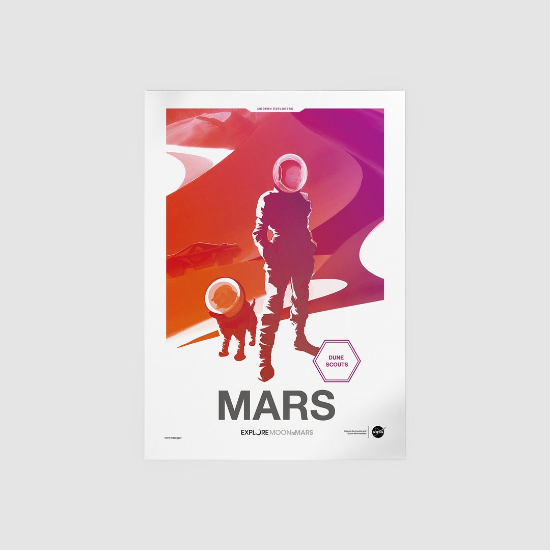 Moon to Mars Dune Scouts Poster - Etsy Canada