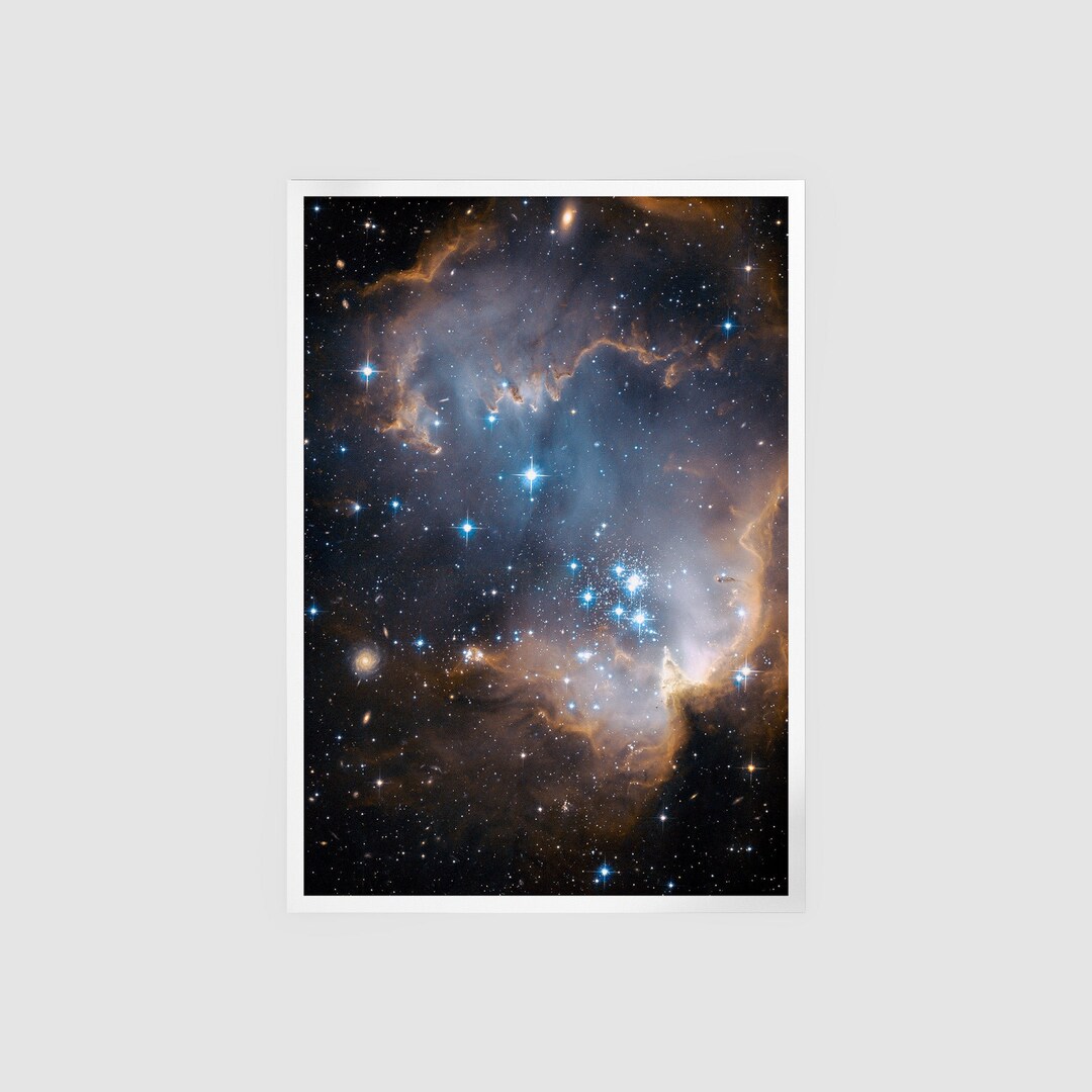 Star Forming Region Known as N90 Poster Astro Photograpy Poster Print ...