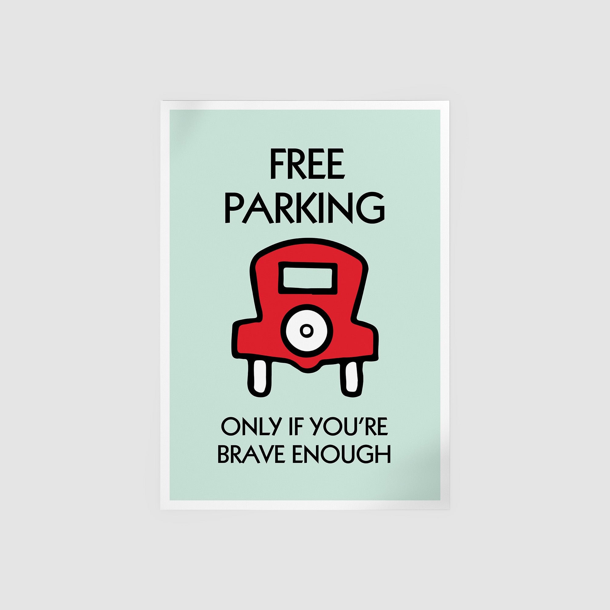 Free Parking | Monopoly & Business Poster - Etsy