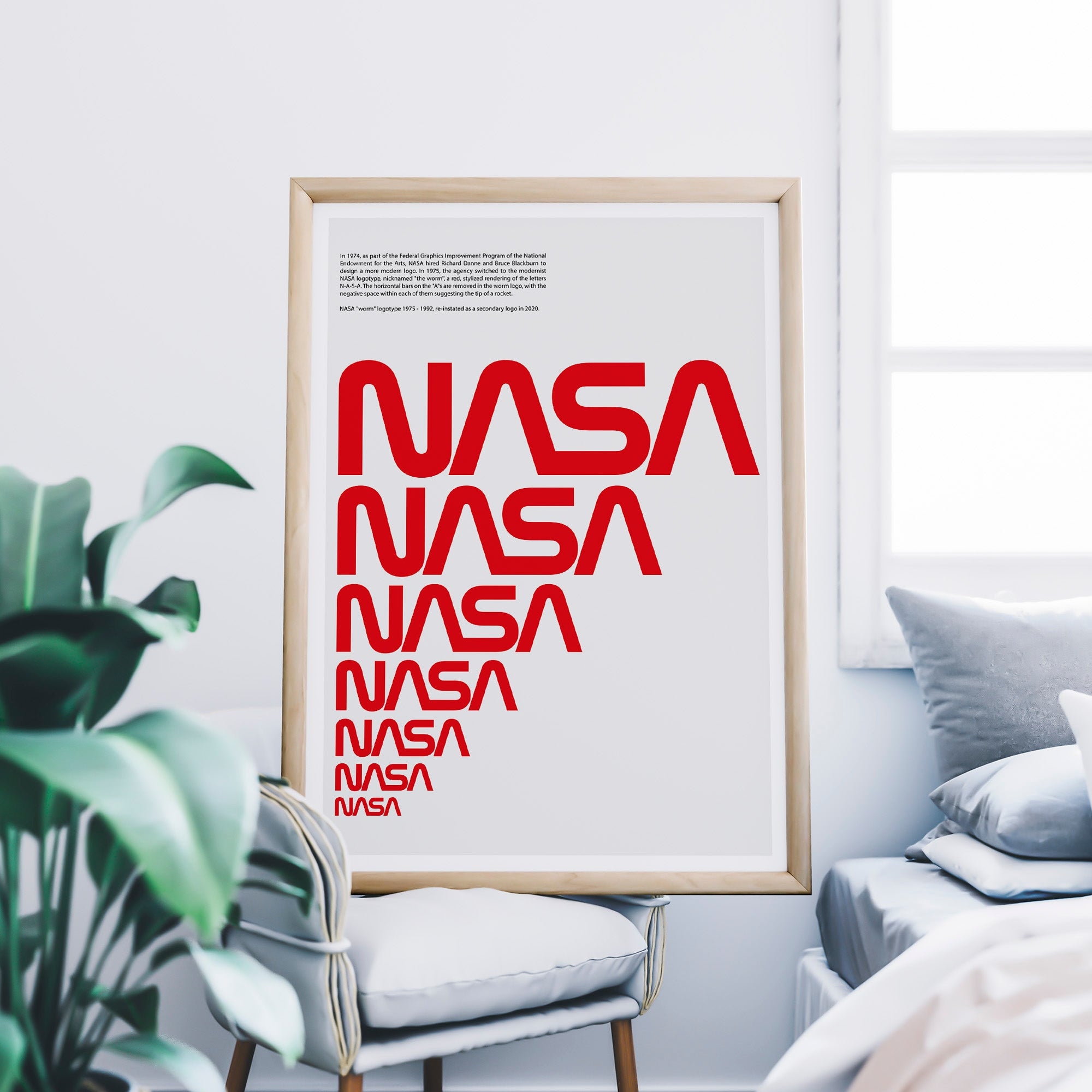 Nasa Worms Logo Poster - Etsy