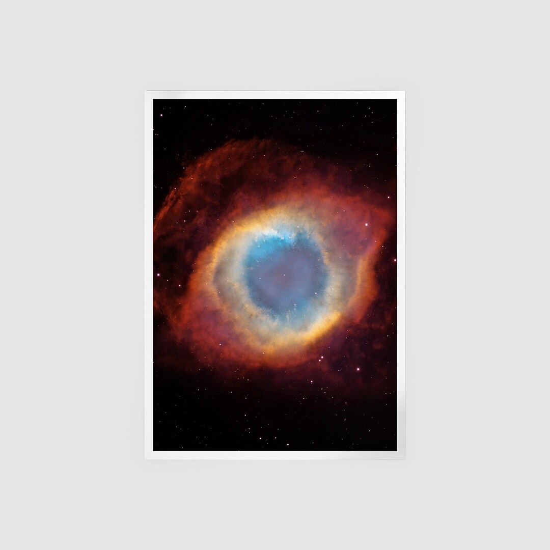 Helix Nebula Poster | Astro Photograpy Poster Print (hubble Space ...