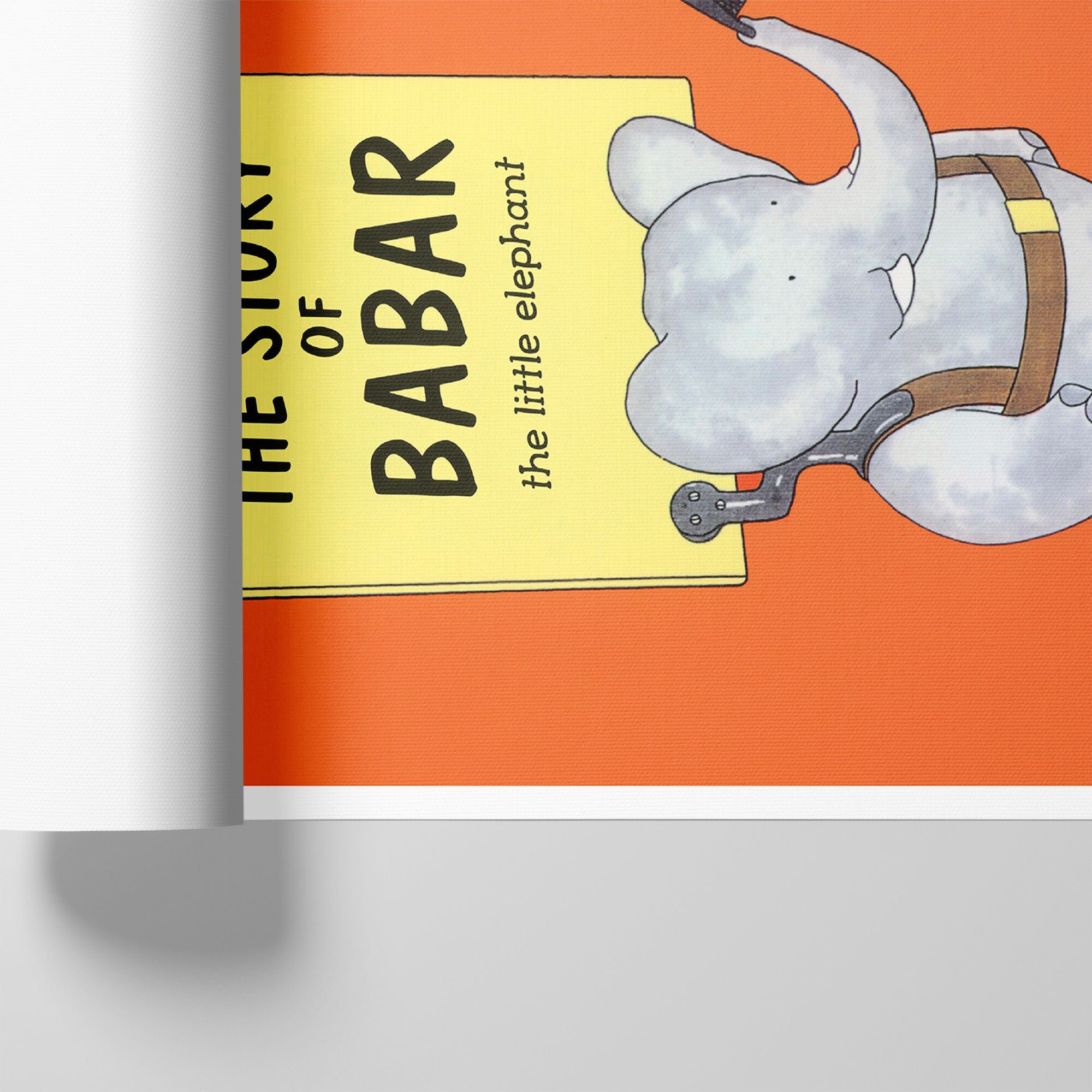 The Story of Babar Poster - Etsy
